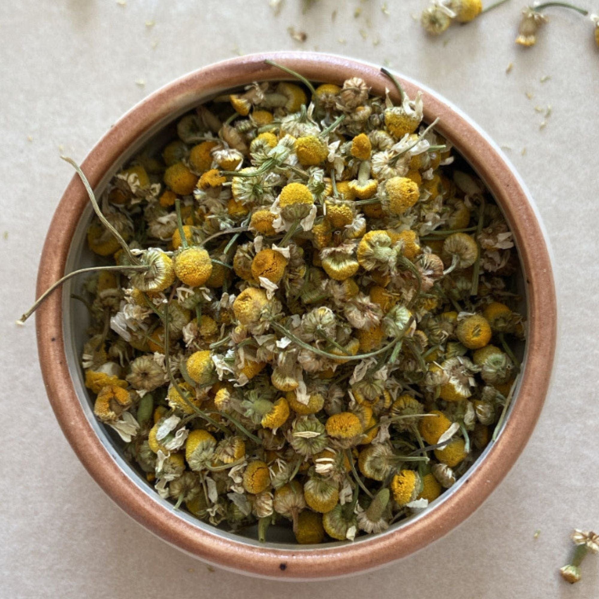 Dried Chamomile Flowers Benefits & Uses- Blend It Raw Apothecary